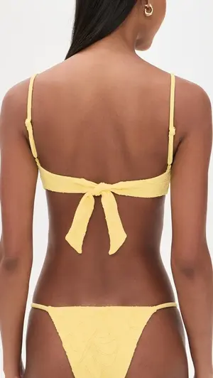 Devon Windsor Poppy Bikini Top - Lemondrop