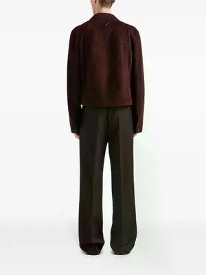 Prada Suede Shirt Jacket - Red