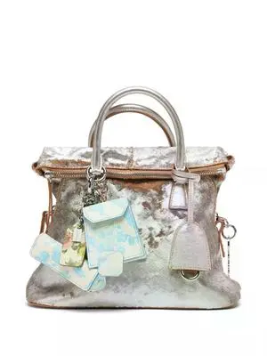 MAISON MARGIELA Floral Keyring - Neutrals