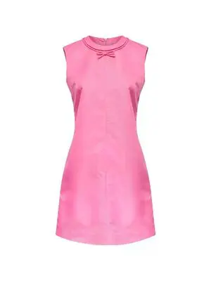 MAISON MARGIELA Bow Detail Mini Dress