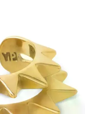 YPARIS Pike Double G Spiked Metals Ear Cuff