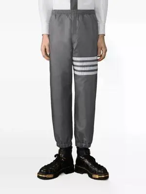 Thom Browne Shiny Ripstop 4-bar Track Trousers - Grey