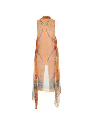 Etro Paisley Print Poncho