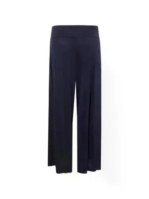 Labo.art Pleated Wide Leg Trousers - Blue