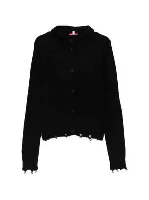 CHARLES JEFFREY Ear-detail Hoodie - Black