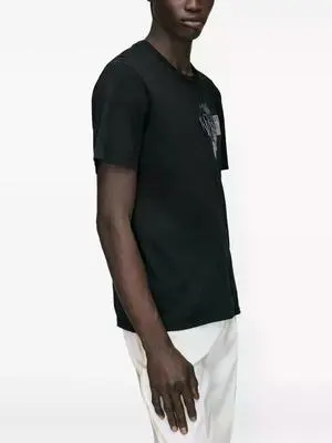 MAISON MARGIELA Taped Cotton Jersey T-shirt - Black