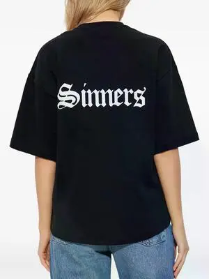 ALLSAINTS Amelie Logo-print T-shirt - Black