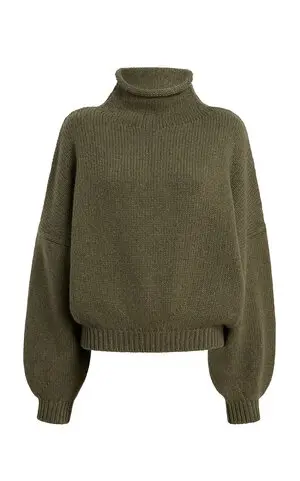 Women's Olive Knitwear
