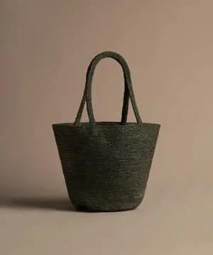Jenni Kayne Hollis Raffia Bag - Olive