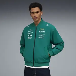PUMA X Aston Martin Aramco F1 Team Replica Bomber Jacket - Green