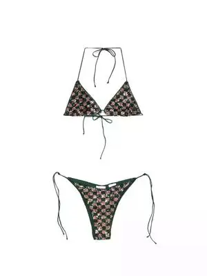 Oseree Sequined Chess Bikini