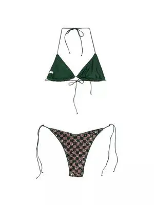 Oseree Sequined Chess Bikini