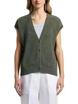Peserico Knitted Buttoned Vest