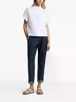 Peserico Pocket Ruffled Shirt