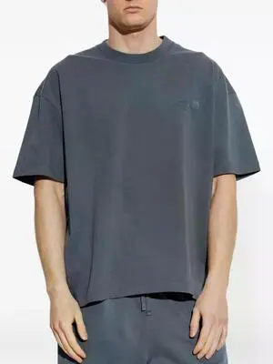 ALLSAINTS Xander Flocked-logo T-shirt - Blue