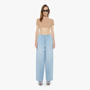 MOTHER Snacks! The Buffet Nerdy Sugar Rush Jeans - Light Blue