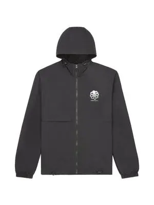 JONSEN ISLAND Hooded Graphic Print Jacket