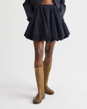 TWP Julia Bubble-hem Mini Skirt
