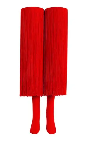 ALAÏA Fringed High Socks