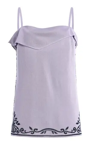 HIGH SPORT Jess Knit Top - Purple