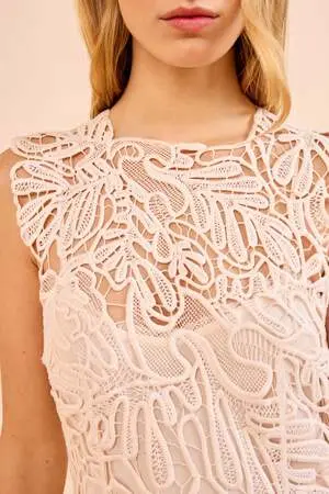 Ulla Johnson Eloisa Corded Lace Midi Dress