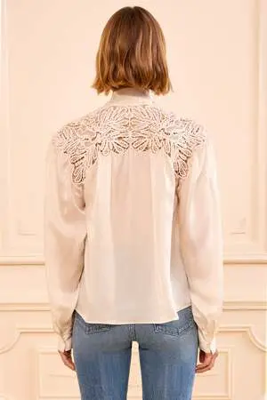 Ulla Johnson Lenora Silk Chiffon Blouse