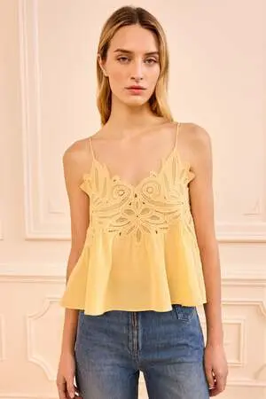Ulla Johnson Embroidered Camis Tanks For Women