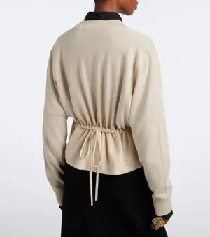Dries Van Noten Wool Cardigan - White