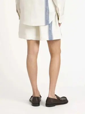 JW Anderson Bermuda Shorts With Contrasting Detail - White