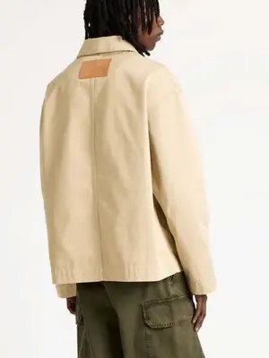 JW Anderson Blouson Jacket With Patch Pocket - Beige
