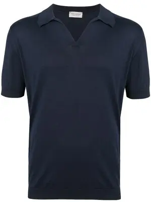 John Smedley Noah Polo - Blue