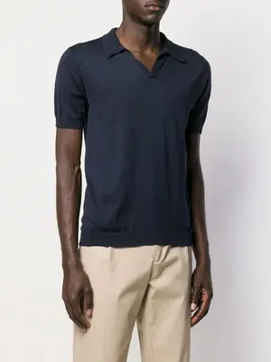 John Smedley Noah Polo - Blue