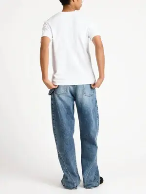 JW Anderson T-shirt With Embroidered Anchor - White