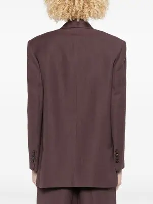 Brunello Cucinelli Single-breasted Blazer Jacket - Brown