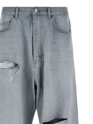 Balenciaga Minimal Baggy Jeans - Sky Blue
