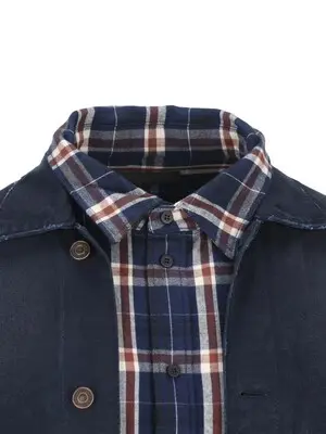 Balenciaga Cotton Shirt Jacket - Blue