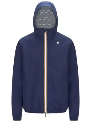 K-WAY K-Way Stretch Dot Jacket Blue