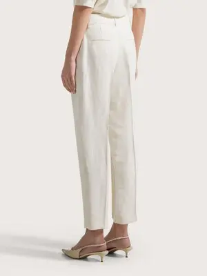 Seventy Carrot Fit Trousers - White