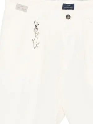 Paul & Shark Cotton And Linen Bermuda Shorts