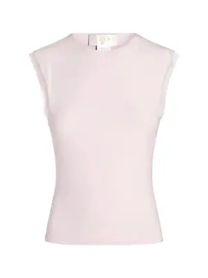 GENNY Sleeveless Jersey Top - Pink