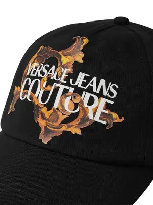 Versace Printed Cap - Black