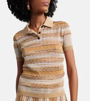 Missoni Lamé Polo Shirt