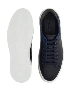 FERRAGAMO Leather Sneakers - Blue