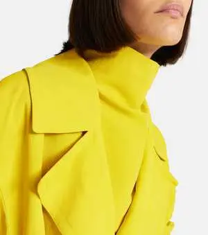 Alaïa Oversized Poplin Trench Coat