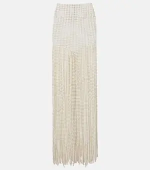Alaïa Trompe L'oeil Wide-leg Pants