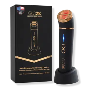 GLO24K Skin Rejuvenation Beauty Device With Red Light Led - One-color