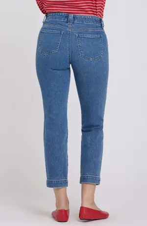NYDJ Sheri Slant Pocket Ankle Slim Jeans - Salton