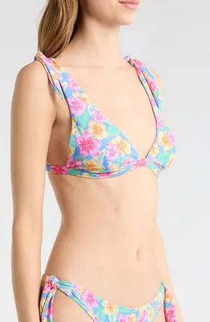 Rip Curl Malibu Cove Reversible Deep V Bikini Top