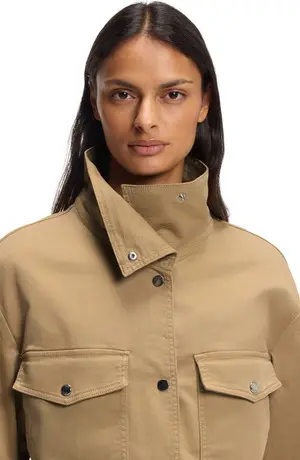 Hugo Boss Jacelia Cropped Twill Jacket