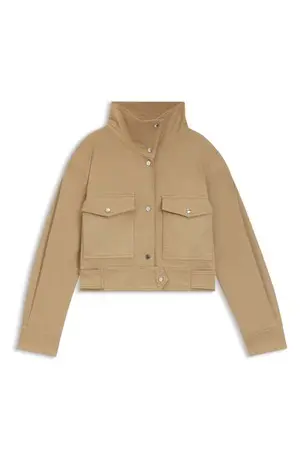 Hugo Boss Jacelia Cropped Twill Jacket